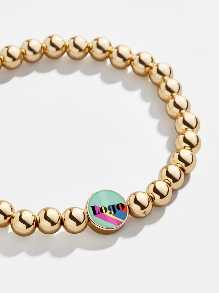Beaded Logo Bracelet « Foxy Custom
