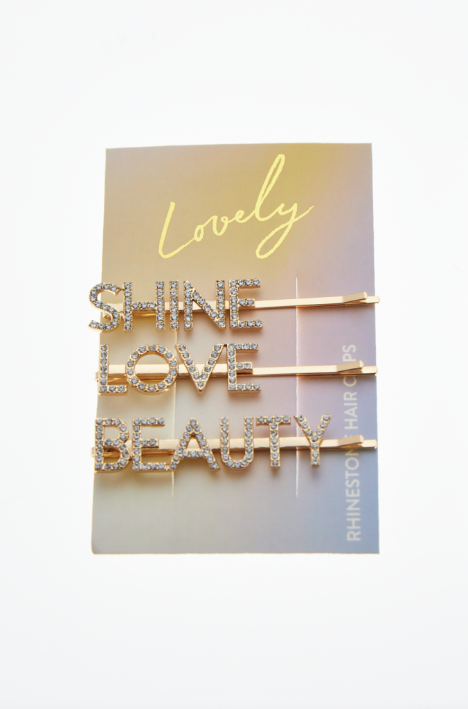 Rhinestone Bobby Pins with Custom Backer Card (B) « Foxy Custom